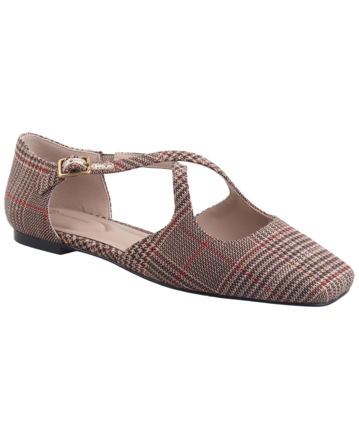 Click here for Giani Bernini Womens Perrie Crisscross Strap Flats... prices