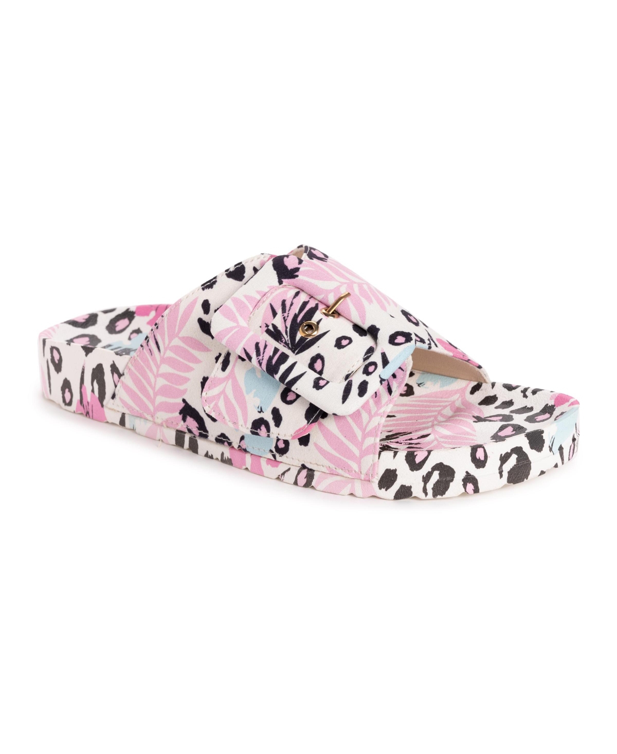 Lukees by Muk Luks Womens Island Tiki Sandals - White