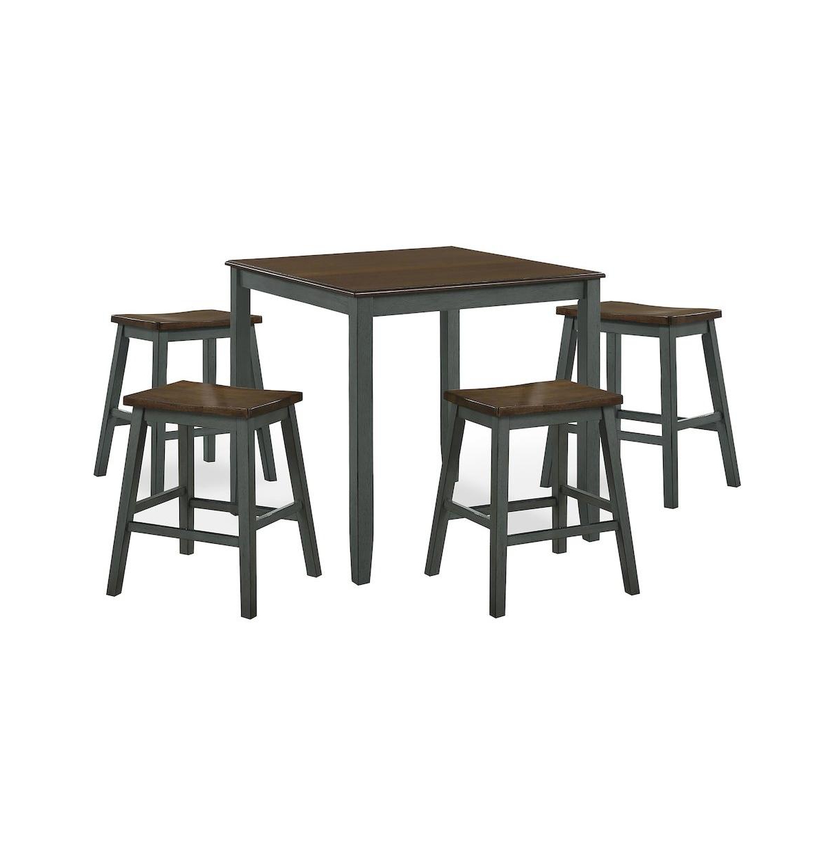 Click here for Enitial Star Silva Wood 5-Piece Counter Dining Set... prices