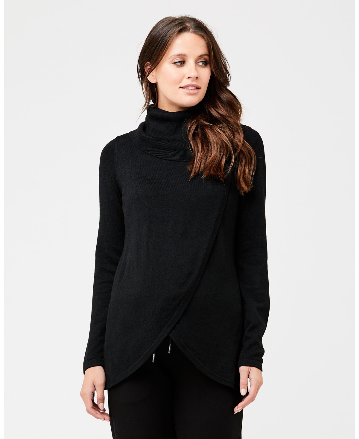 Click here for Ripe Maternity Maternity Cowl Neck Nursing Knit -... prices