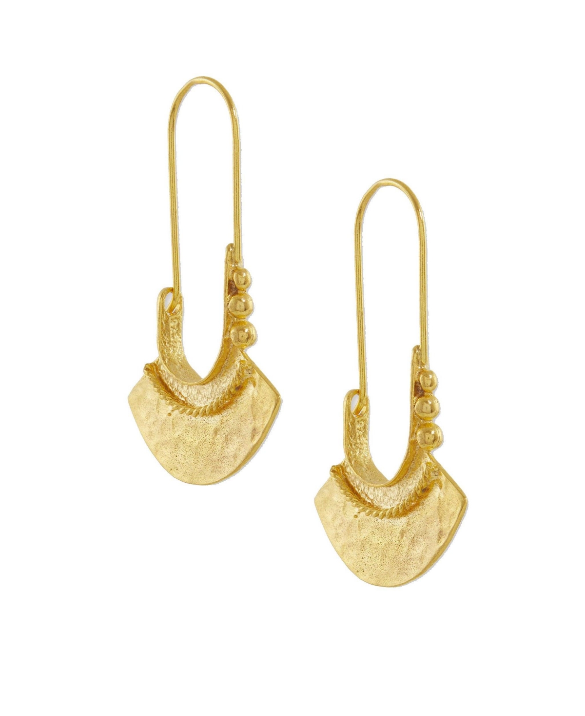 Click here for Ottoman Hands Selma Drop Earrings - Gold prices
