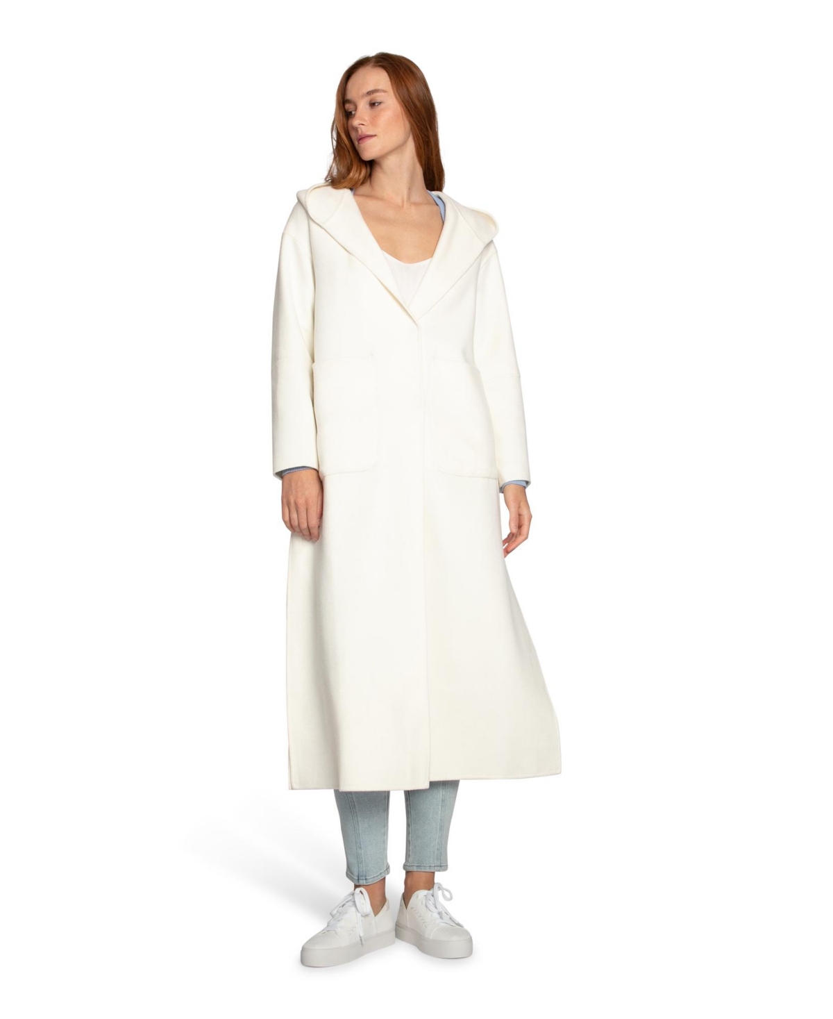 Click here for Belle & Bloom Walk My Way Wool Blend Oversized Max... prices