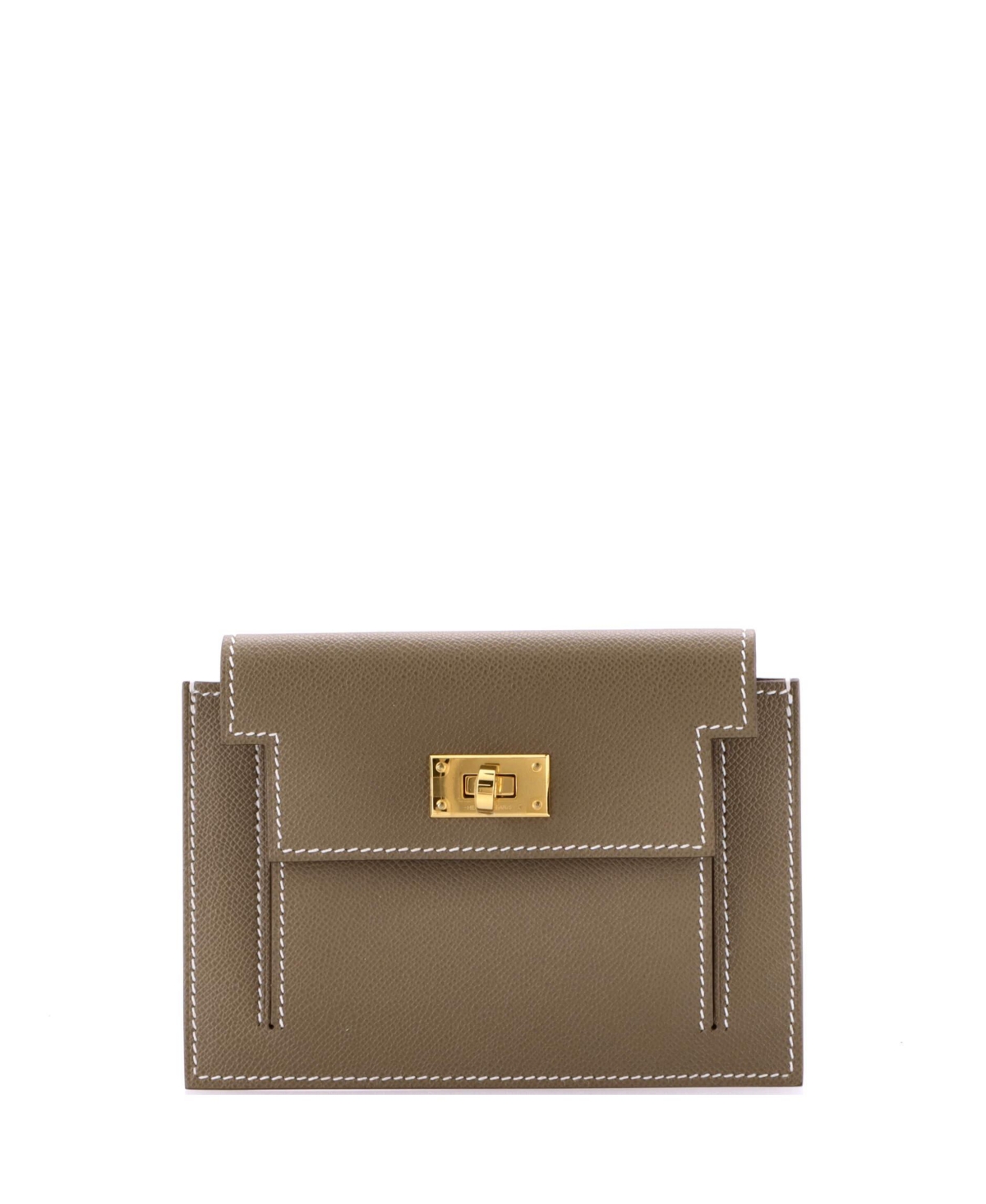 Click here for Pre-Owned Hermes Kelly Pocket Compact Wallet Epsom... prices