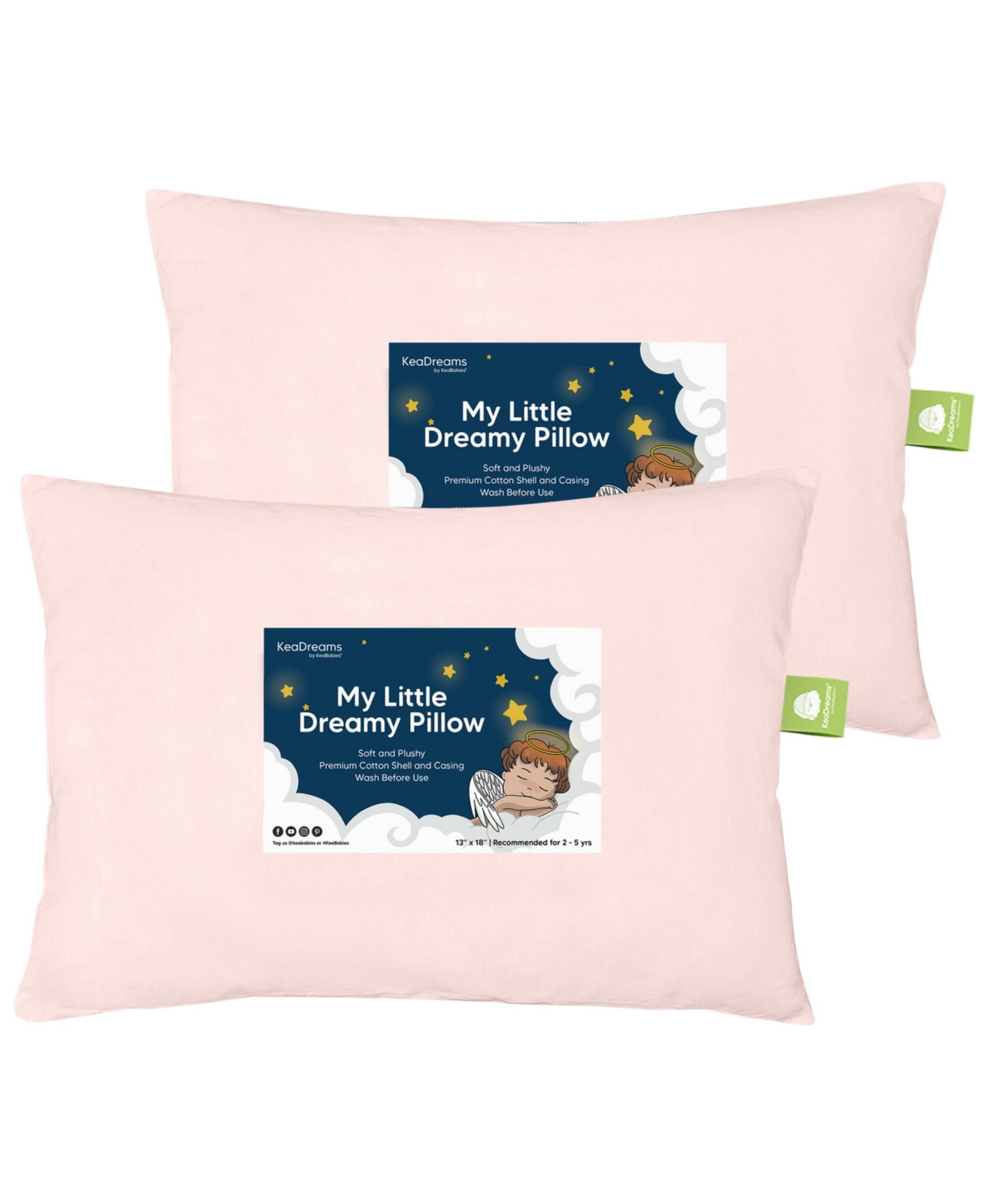 Click here for KeaBabies Toddler 2pk Pillow  Soft Organic Cotton... prices