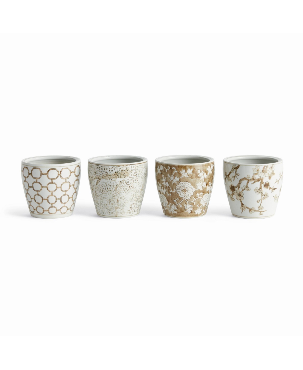 Click here for Napa Home & Garden Province Pots  Set of 4 - Brown... prices