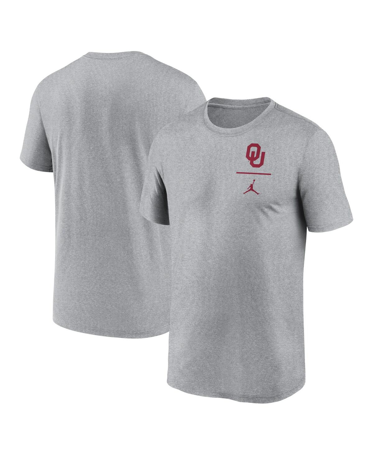 Click here for Jordan Mens Heather Gray Oklahoma Sooners Primary... prices