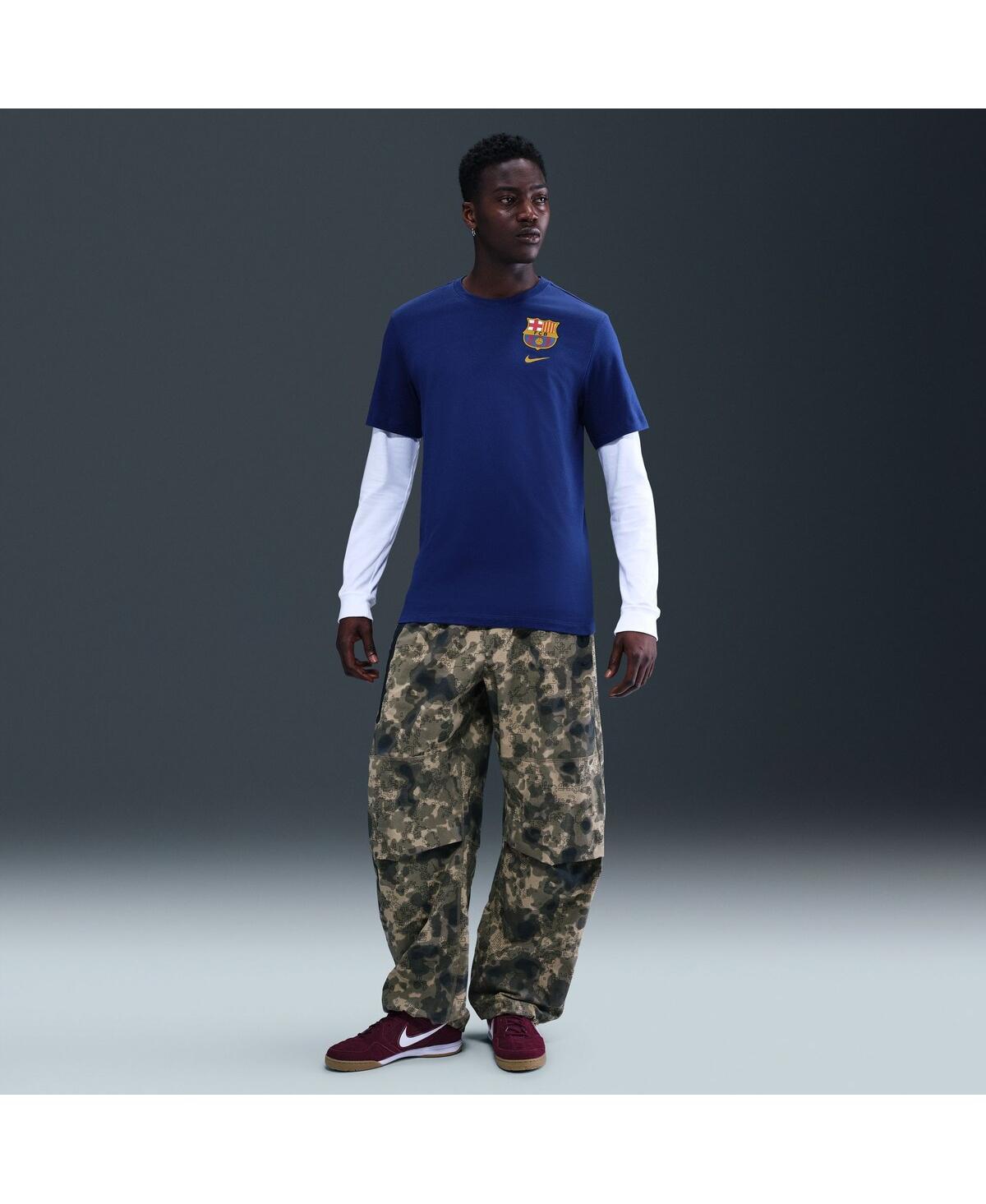 Click here for Nike Mens Royal Barcelona Crest T-Shirt - Royal prices