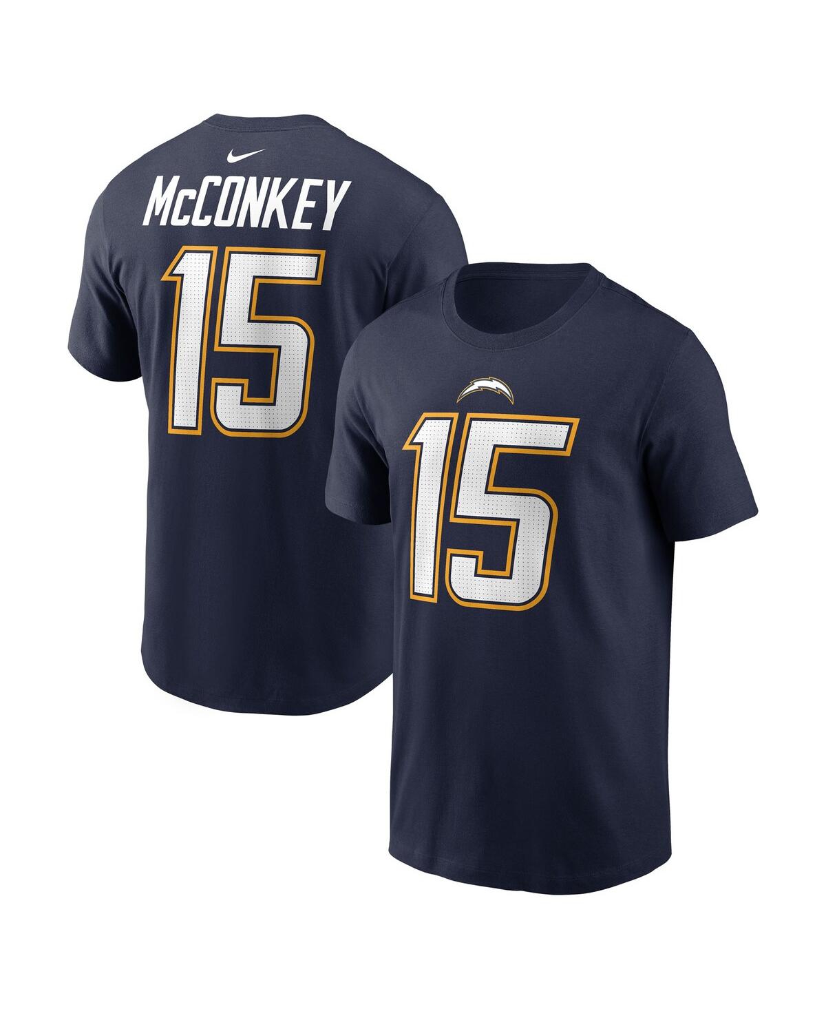 Click here for Nike Mens Ladd McConkey Navy Los Angeles Chargers... prices