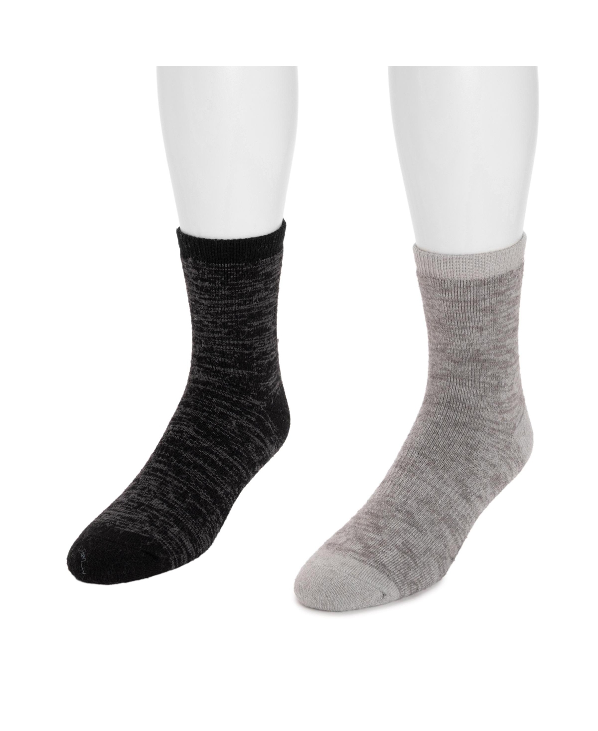 Click here for Muk Luks Mens Wool 6 Inch Socks (2 Pair Pack) - Gr... prices