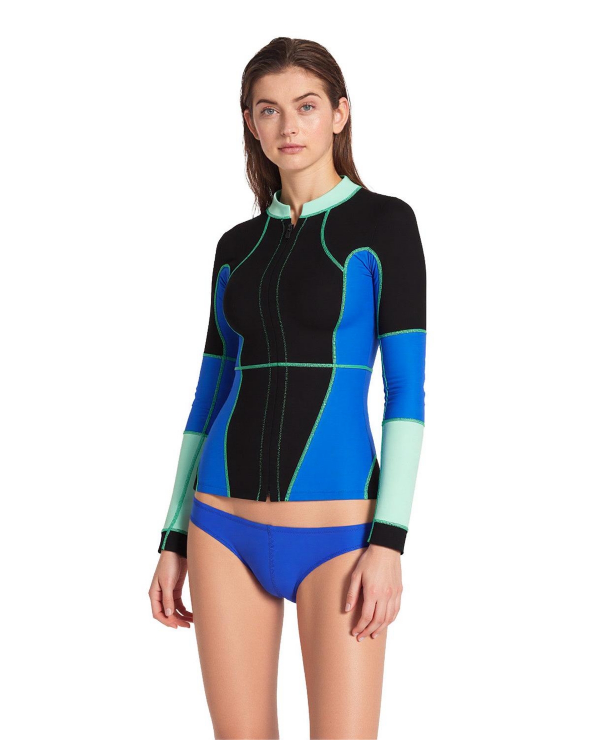 Click here for Ansea Womens The Yulex Jacket - Black multi prices