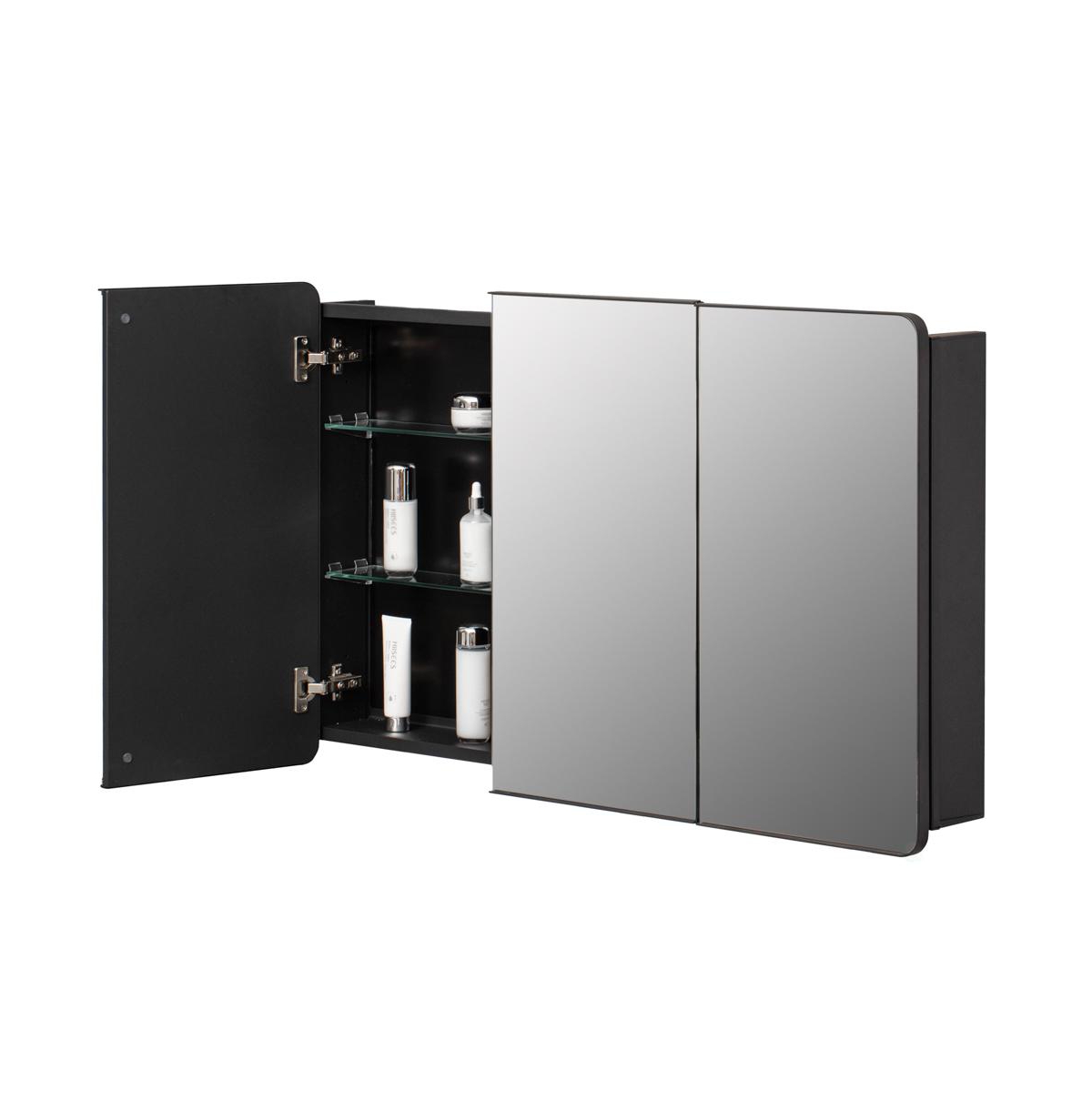 Click here for Basicwise 3-Door Aluminum Bathroom Medicine Cabine... prices
