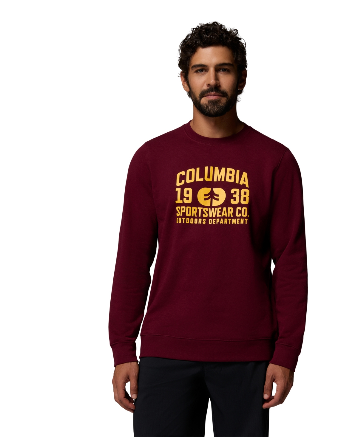 Click here for Columbia Mens Trek Crew Sweatshirt - Rich wine prices