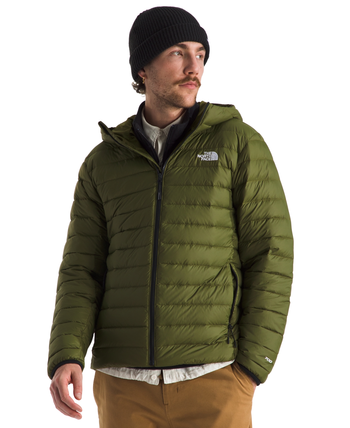 Click here for The North Face Mens Classic Down Hooded Jacket - W... prices