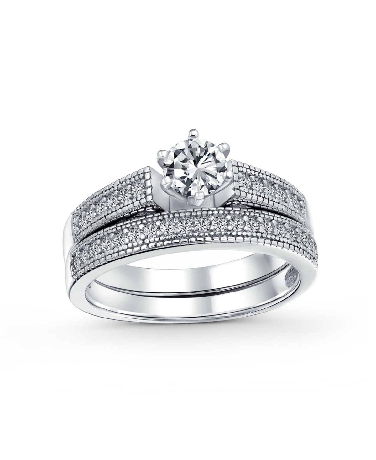 Click here for Bling Jewelry 1.5CT Round Cubic Zirconia Solitaire... prices