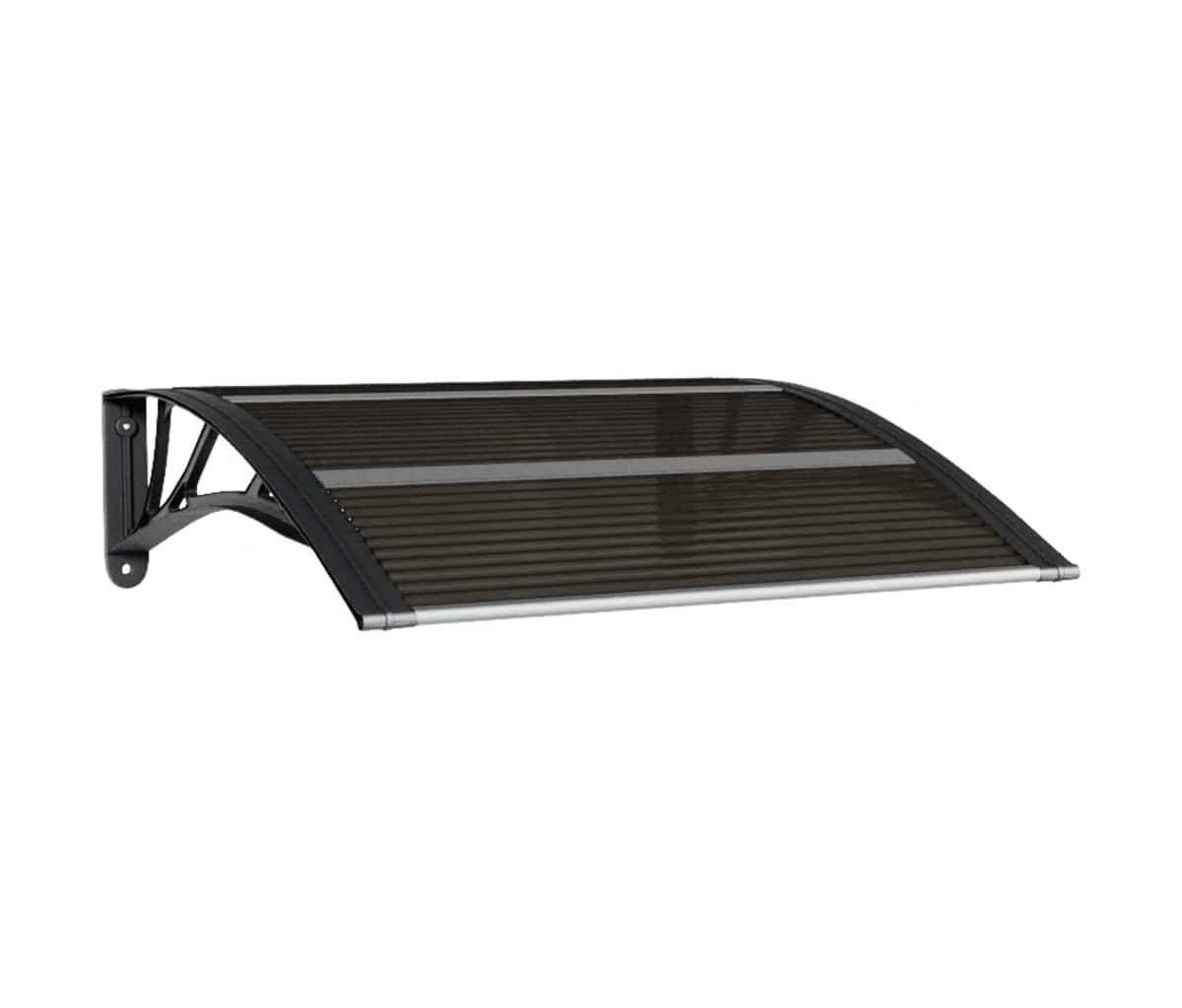 Click here for Door Canopy Black Polycarbonate Medium Durable Doo... prices