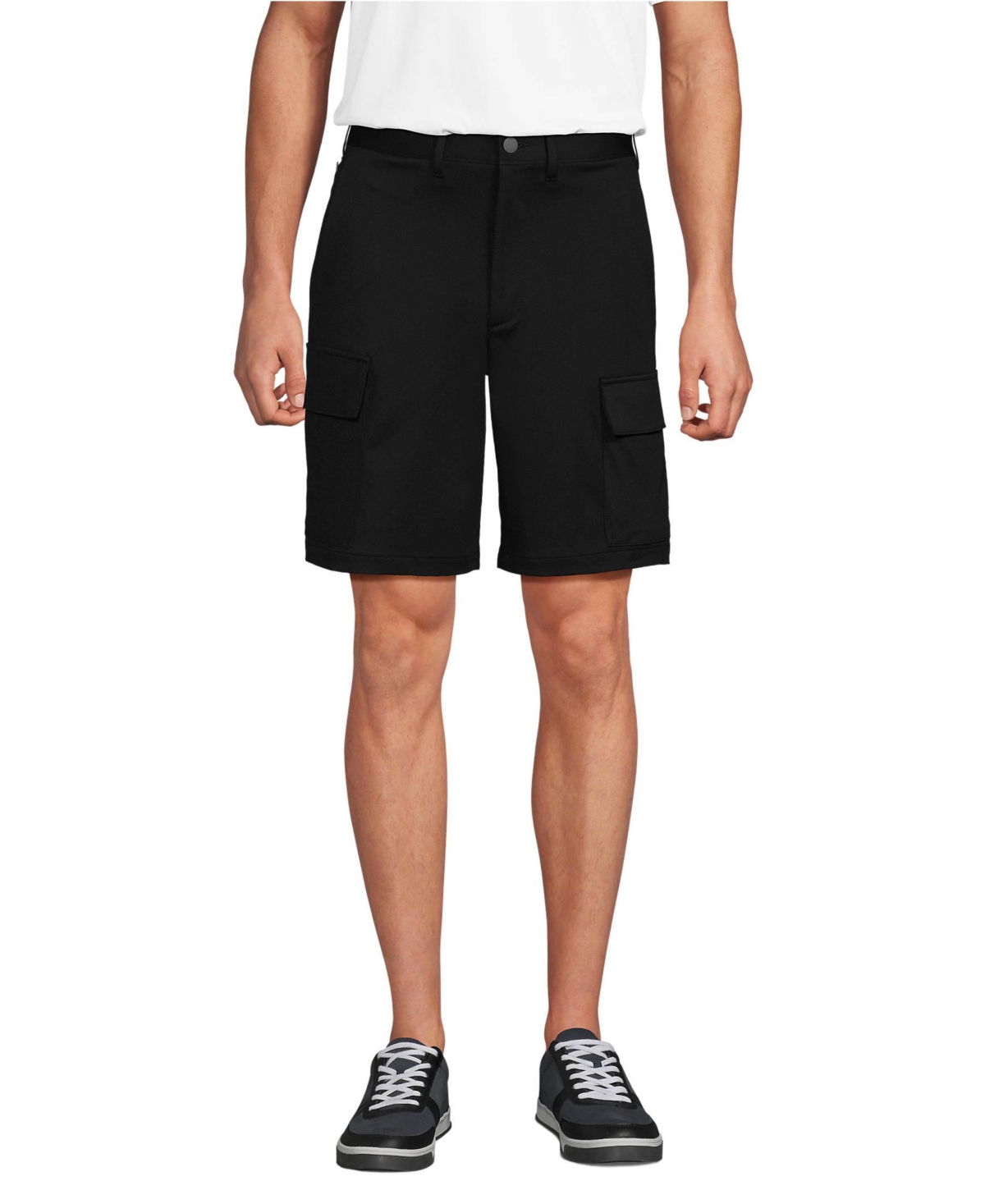 Click here for Lands End Mens 9 Inch Flex Performance Cargo Short... prices