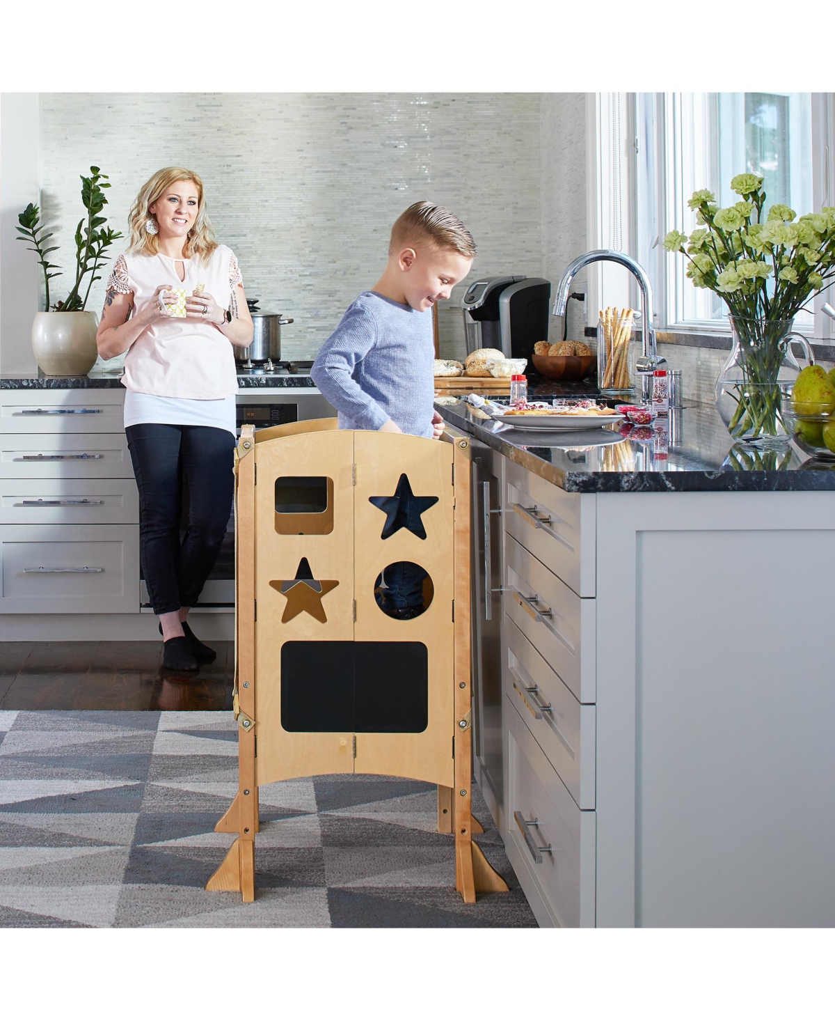 Click here for Guidecraft Classic Kitchen Helper Kids Step Stool... prices