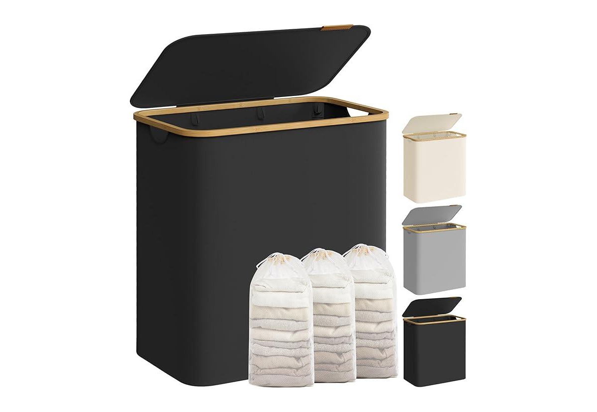 Click here for Songmics Home Laundry Hamper - Ink black prices