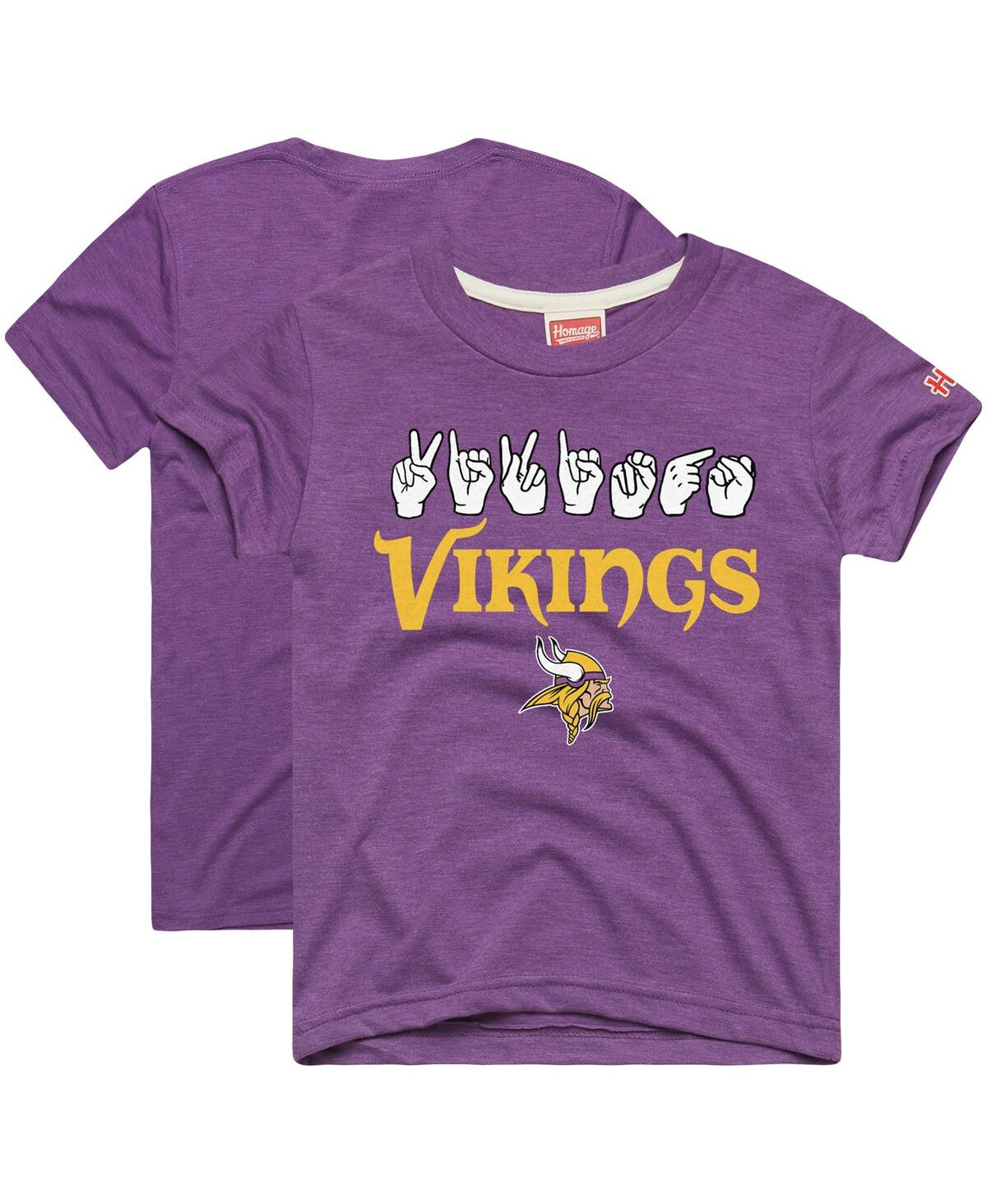 Click here for Homage Big Boys and Girls Purple Minnesota Vikings... prices
