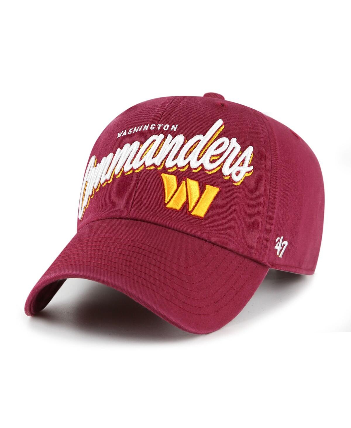 Click here for 47 Brand Womens Burgundy Washington Commanders Ari... prices