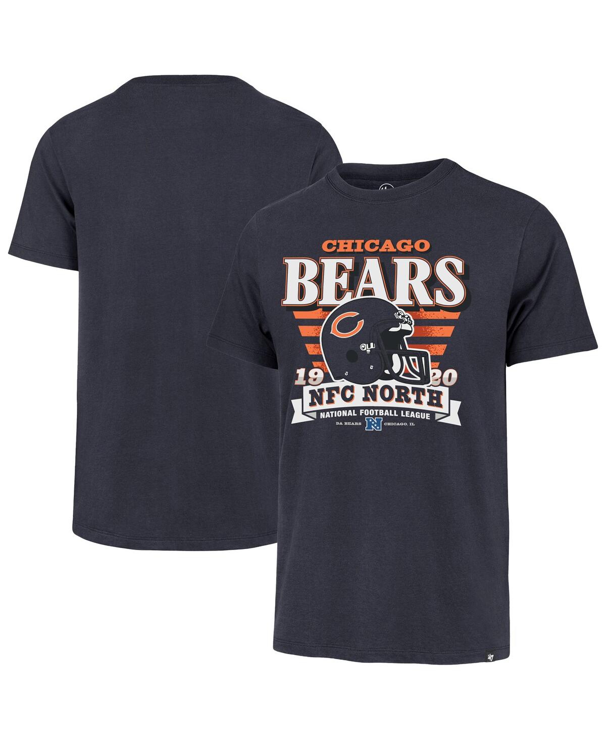 Click here for 47 Brand Mens Navy Chicago Bears Stripe Splash Fra... prices