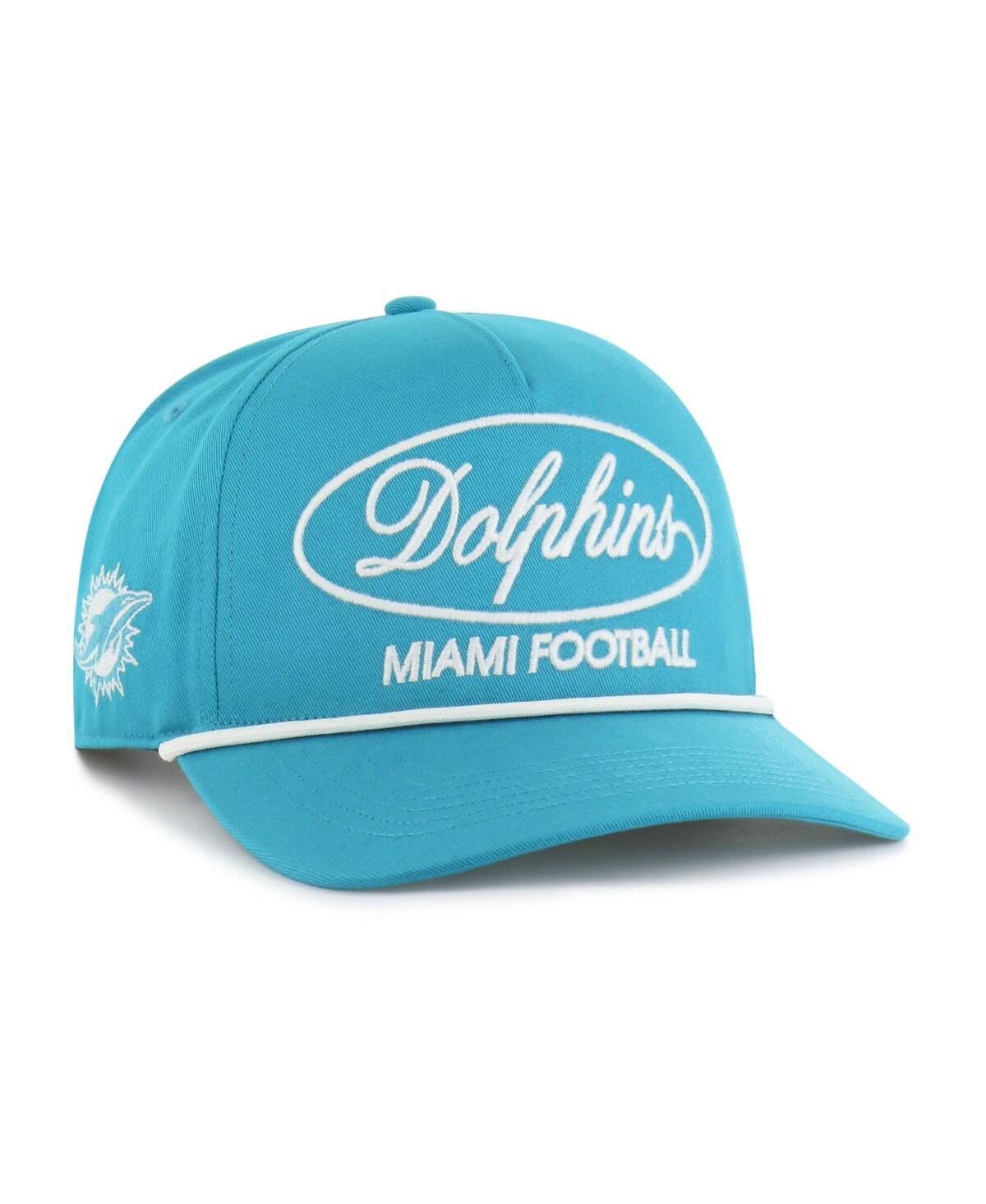 Click here for 47 Brand Mens Aqua Miami Dolphins Foundational Hit... prices