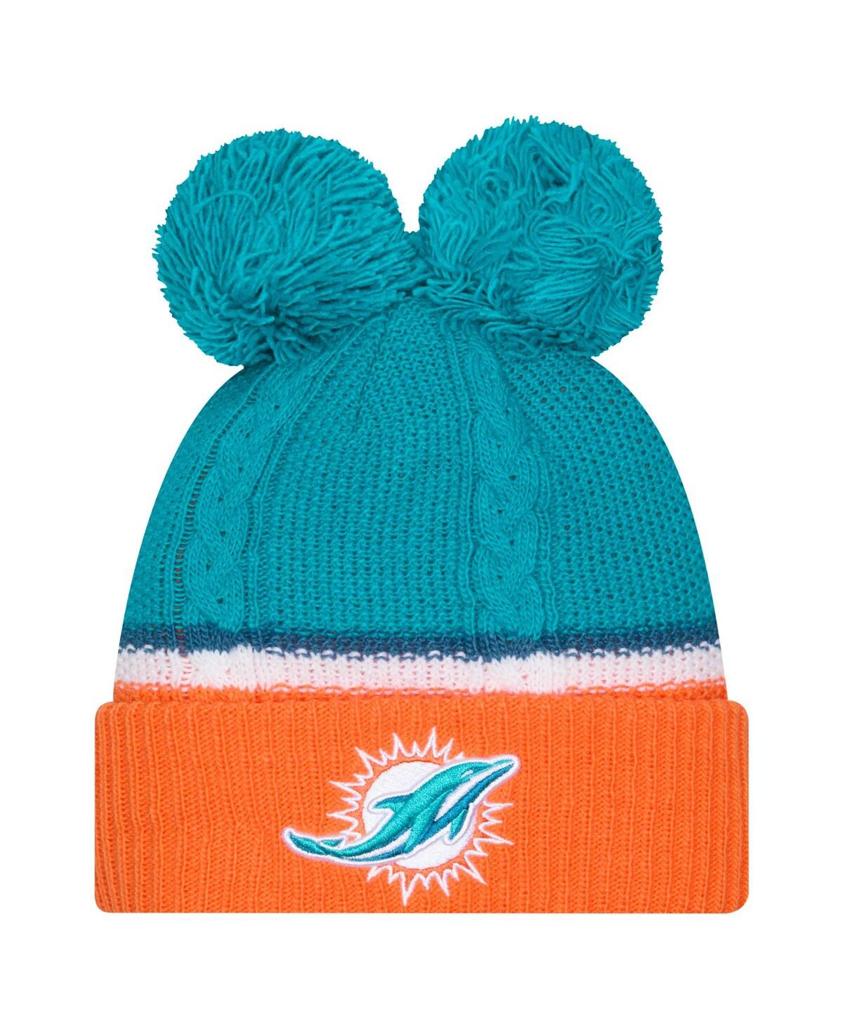 Click here for New Era Womens Aqua Miami Dolphins Double Bubble C... prices