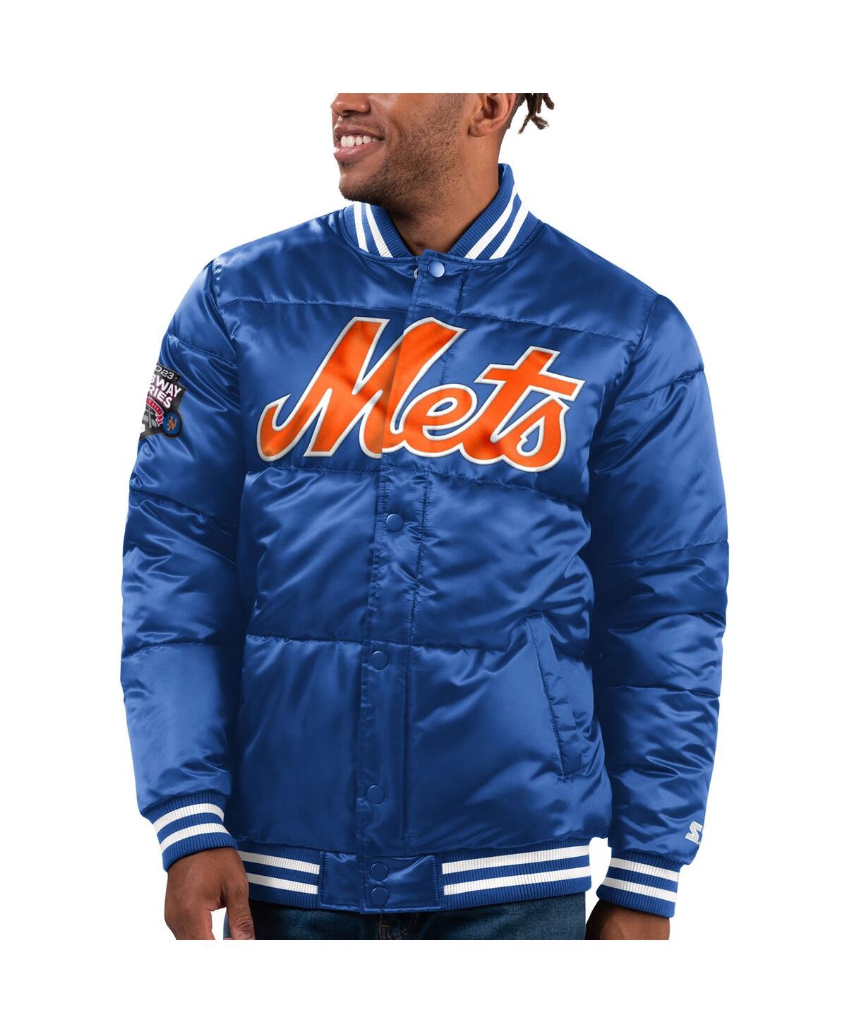 Click here for Starter Mens Royal New York Mets Bronx Satin Full-... prices