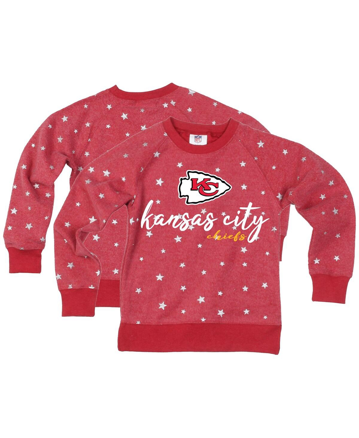 Click here for Wes & Willy Big Girls Red Kansas City Chiefs Shimm... prices