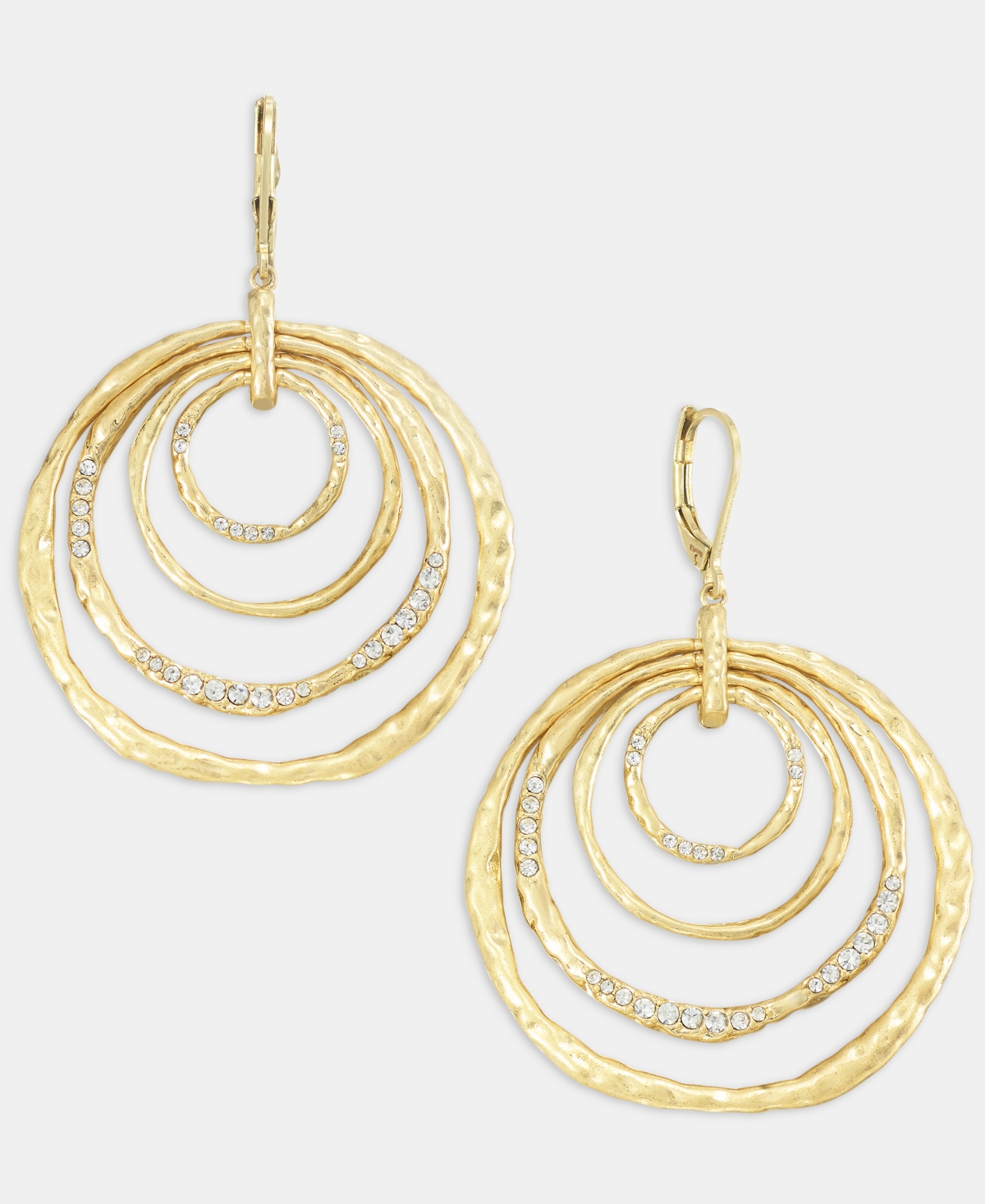 Click here for Style & Co Pave Multirow Circle Drop Earrings  Mac... prices