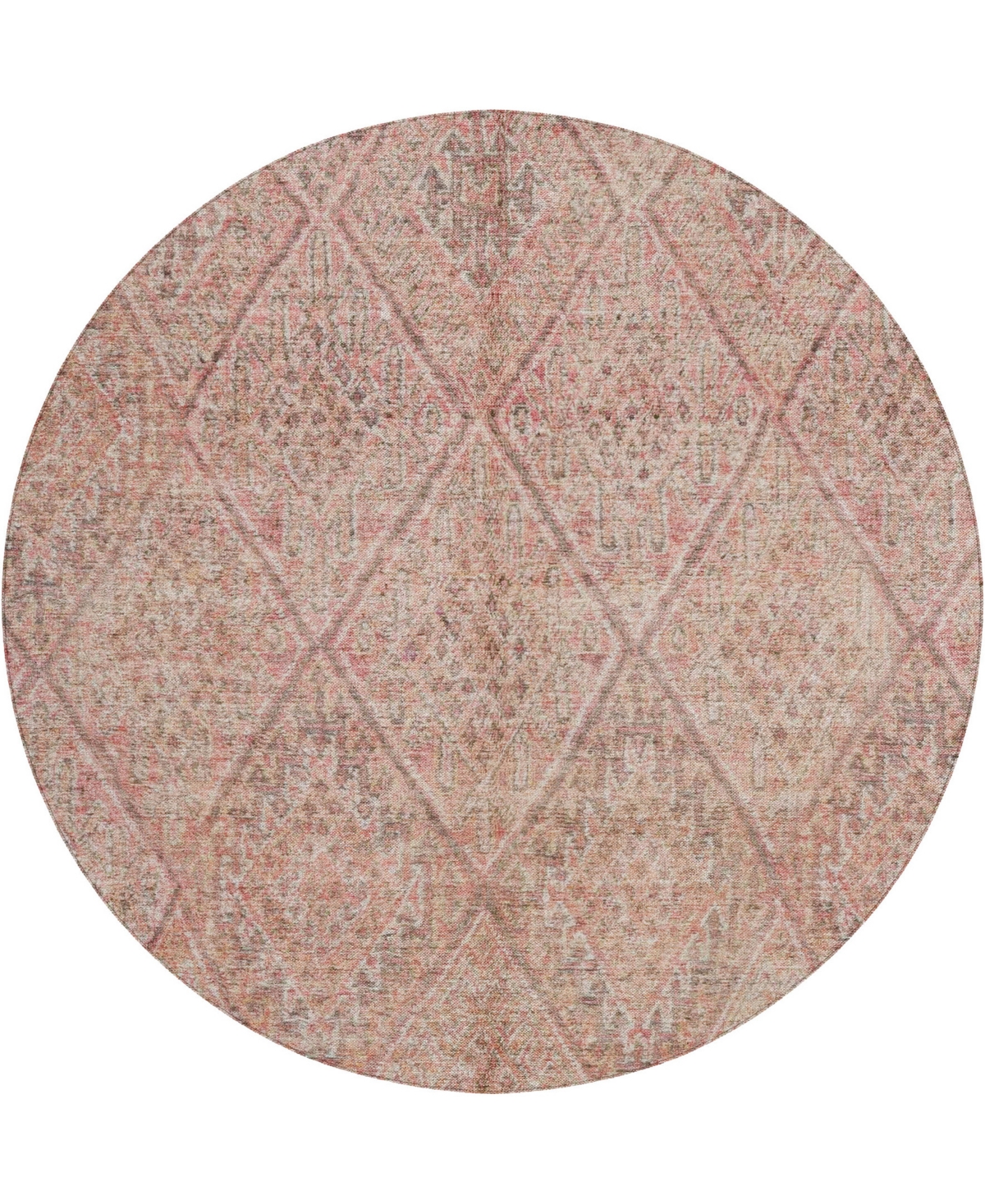 Click here for Dalyn Karaj KJ10 8x8 Round Area Rug - Pink prices