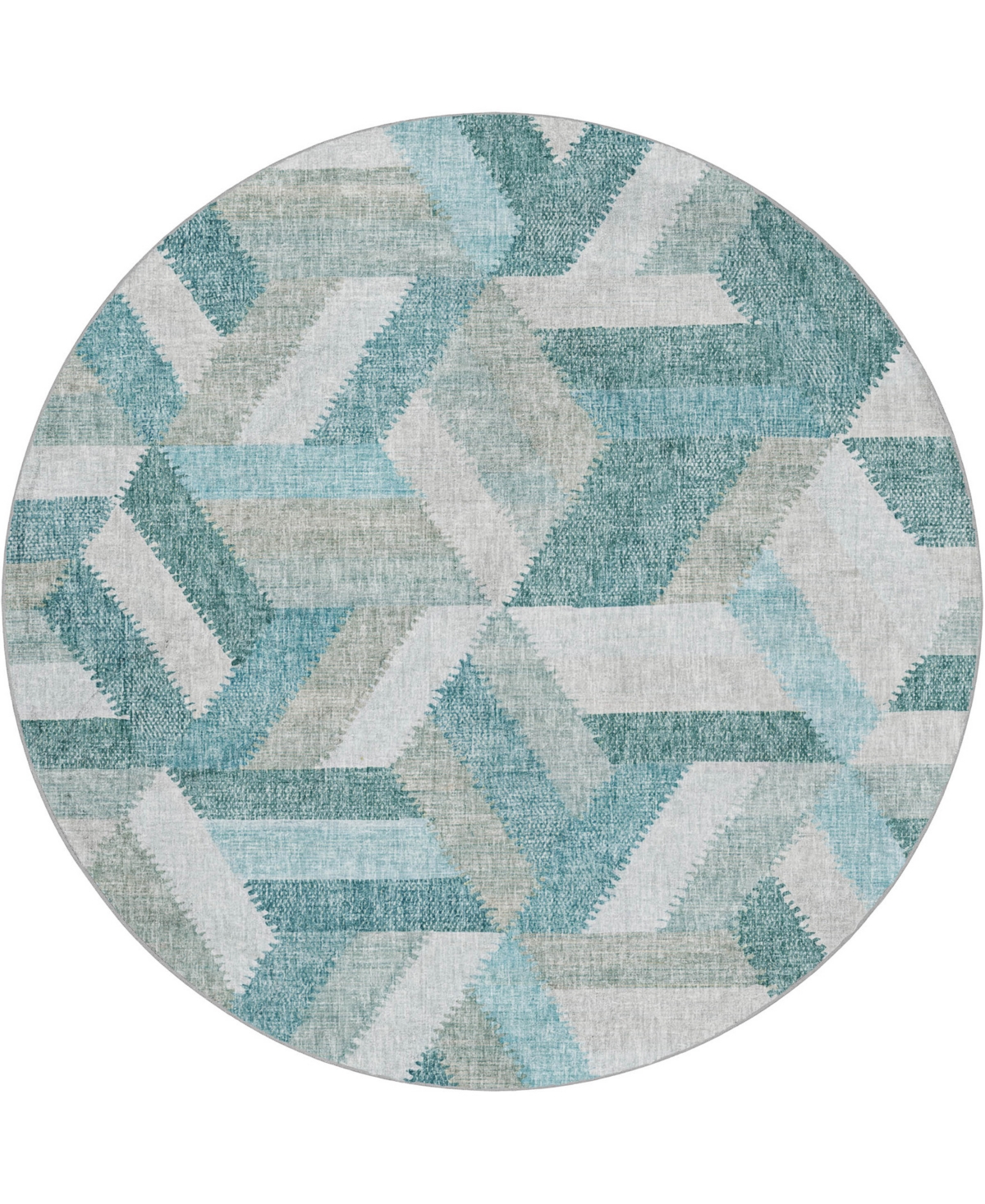 Click here for Dalyn Lorenzo LN1 8x8 Round Area Rug - Turquoise prices