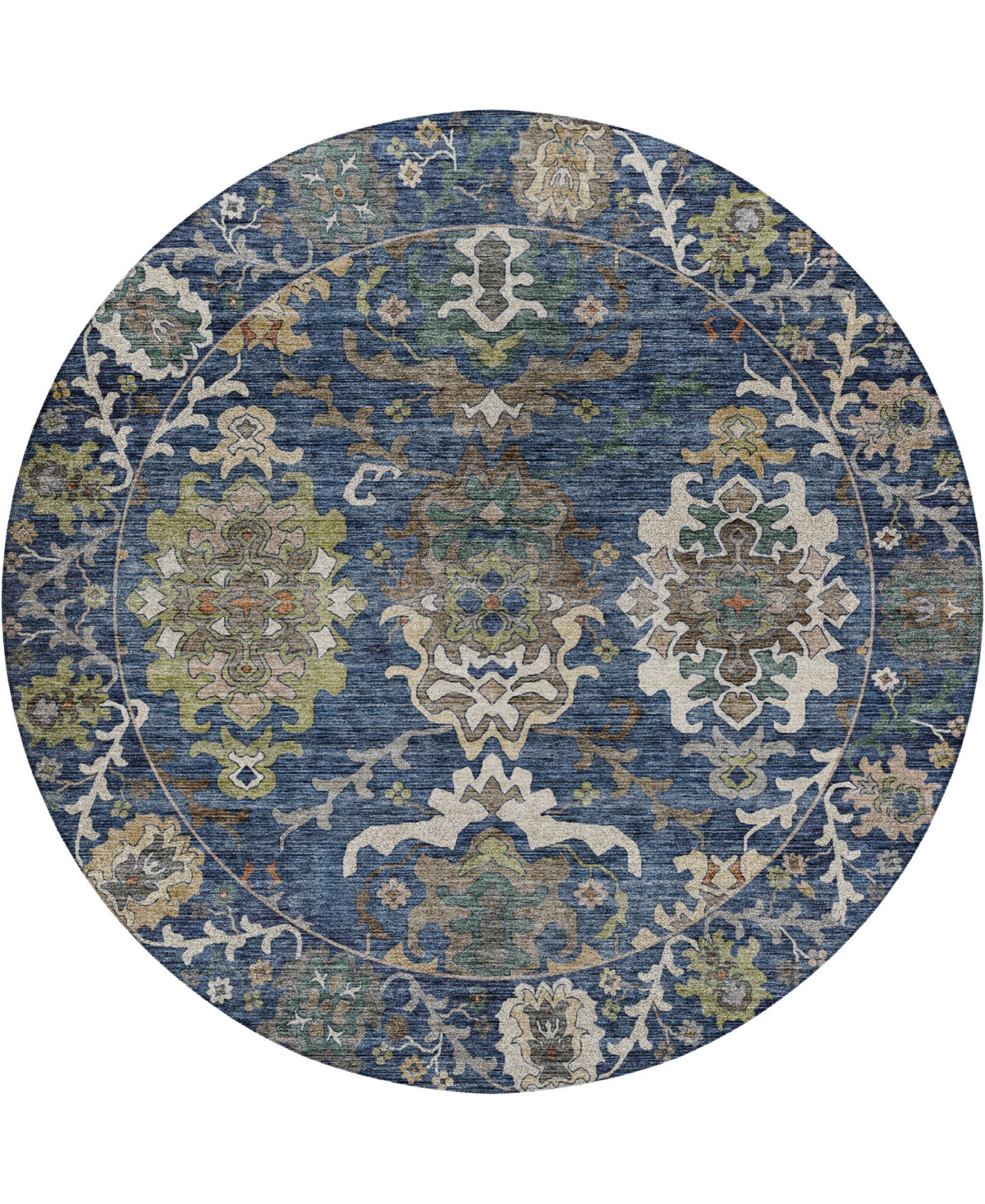 Click here for Dalyn Silk Road SR8 8x8 Round Area Rug - Navy prices