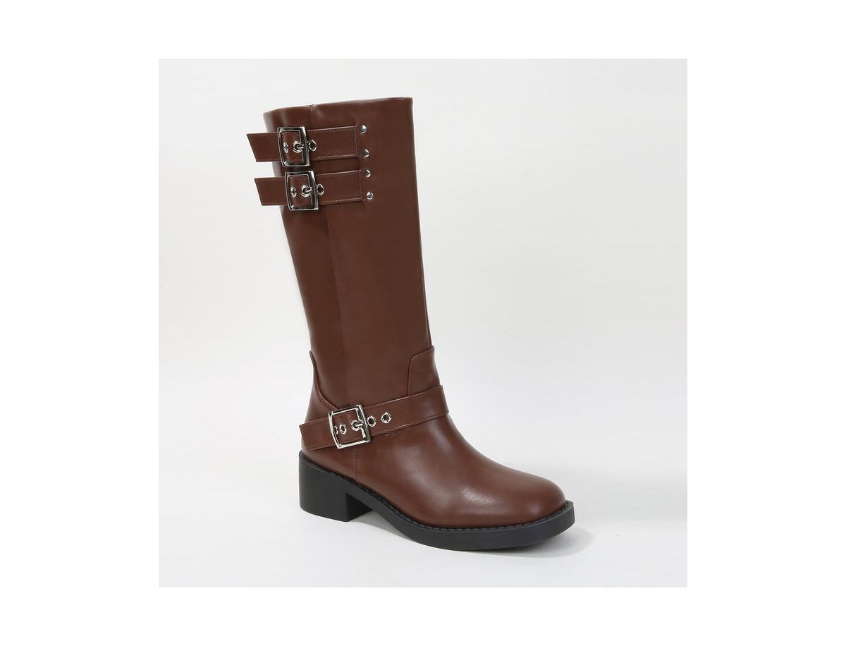 Click here for BernessPassion Moto Boots - Brown prices