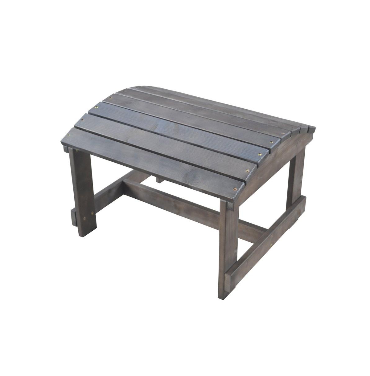 Click here for Jiallo Dark Grey Adirondack Pine Ottoman - Color:... prices