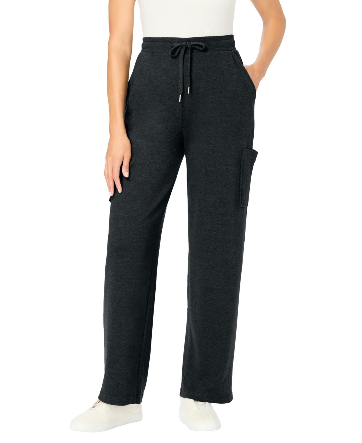 Click here for Woman Within Womens Within Knit Pull-On Drawstring... prices