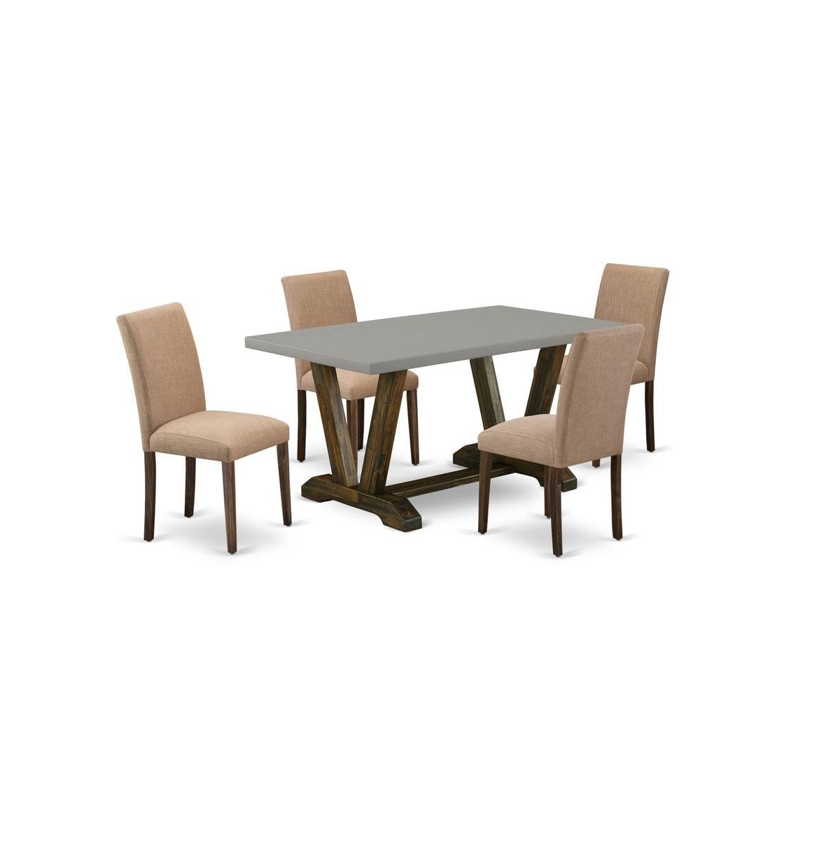 Click here for East West Furniture 5-Piece Dinette Set Includes 4... prices