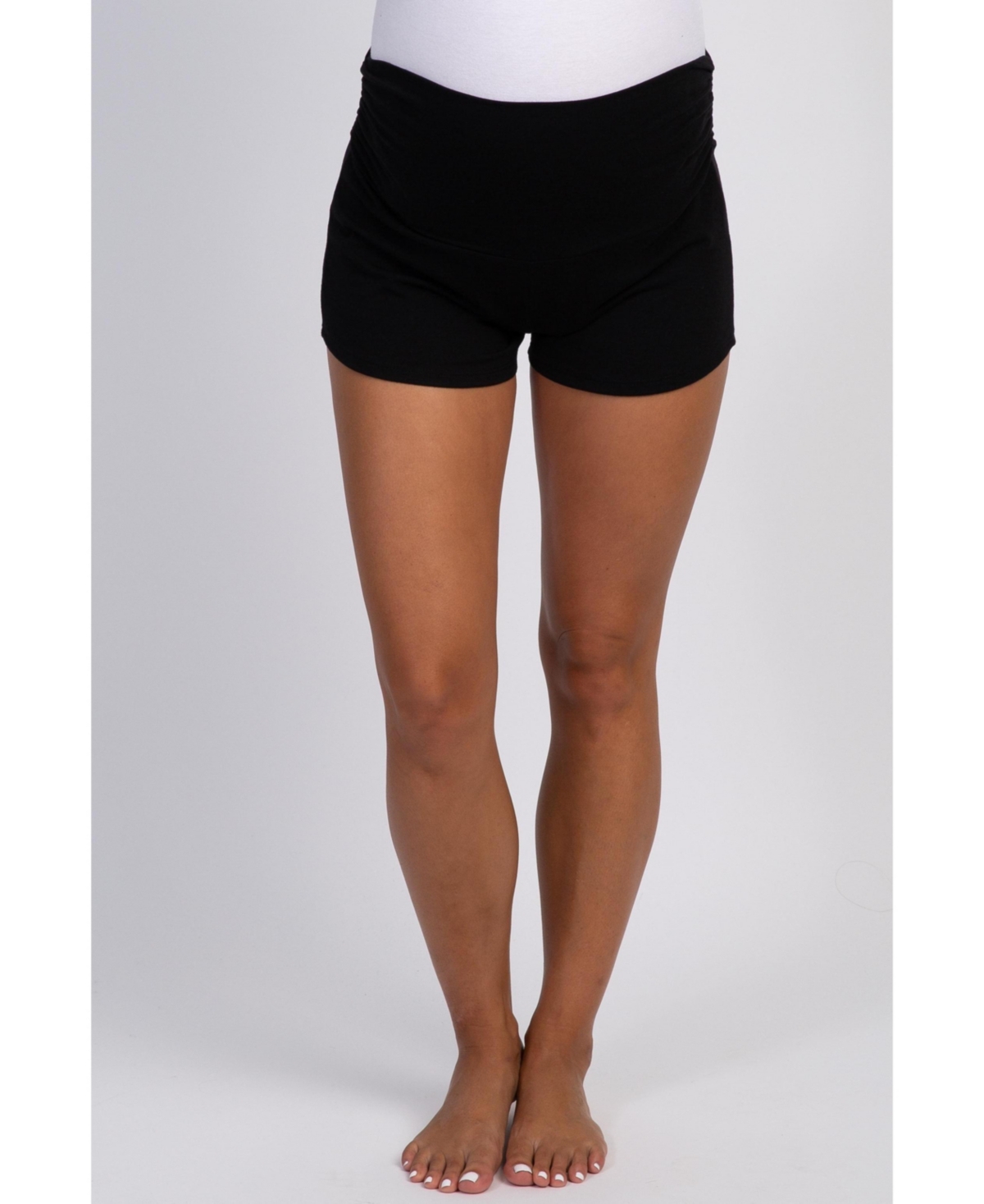 Click here for PinkBlush Black Ruched Side Maternity Lounge Short... prices
