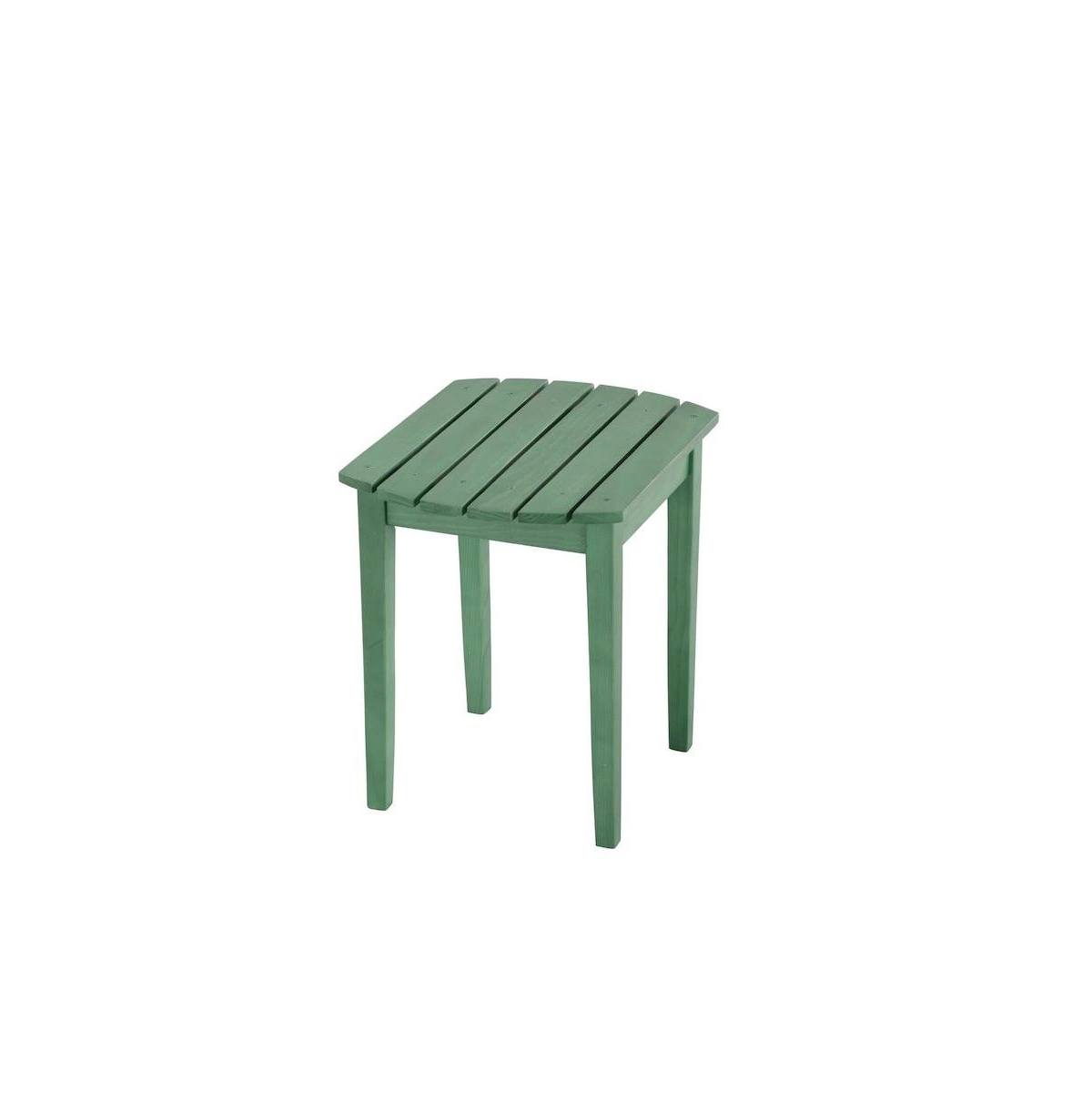 Click here for Jiallo Sea Green Solid Wood Side Table - Sea green prices