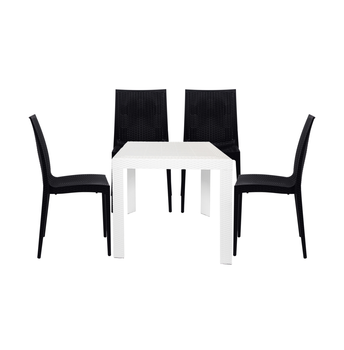 Click here for LeisureMod Mace Mid-Century 5-Piece Outdoor Dining... prices