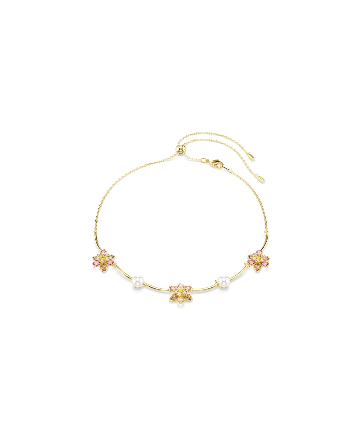Click here for Swarovski Idyllia Gold-Tone Plated Necklace - Yell... prices