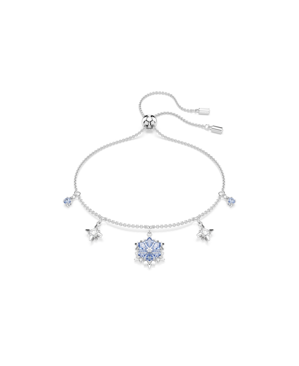 Click here for Swaroski Magic Rhodium Plated Bracelet - Blue prices