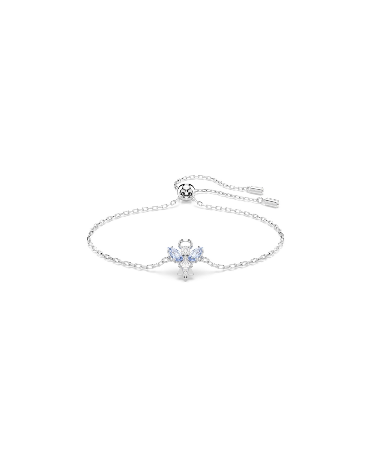 Click here for Swaroski Magic Rhodium Plated Bracelet - Blue prices