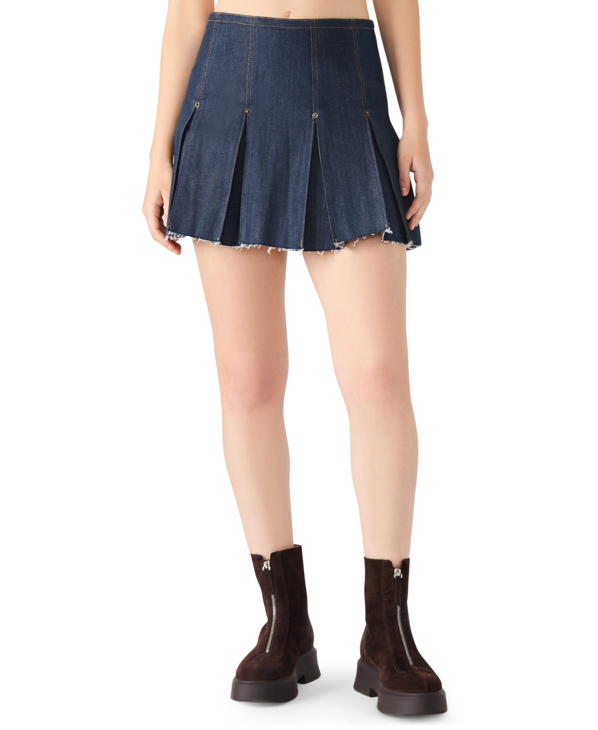 Click here for Steve Madden Womens Joan Pleat Detail Mini Skorts... prices