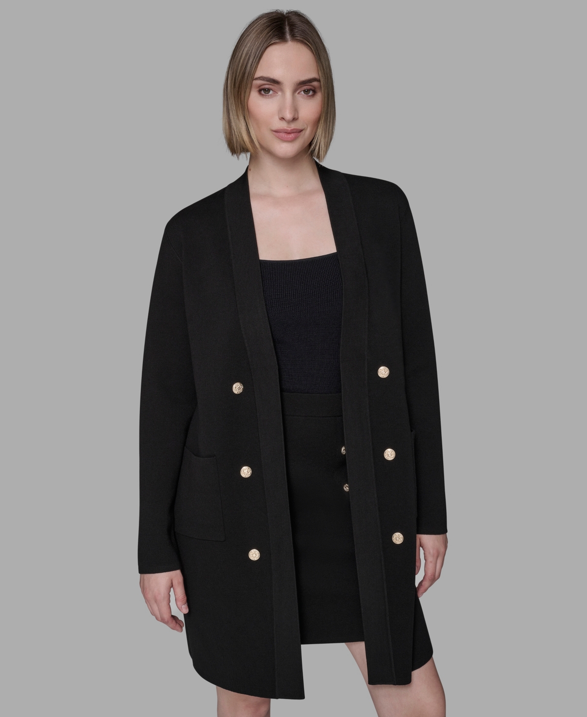 Click here for Karl Lagerfeld Paris Womens Long Sleeves Cardigan... prices
