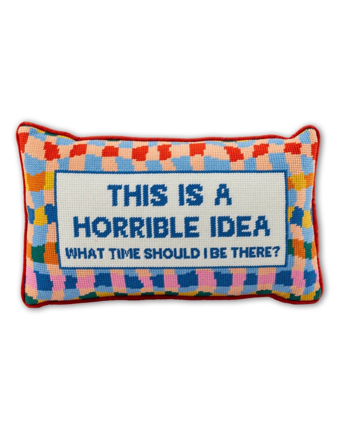 Click here for Furbish Needlepoint Pillow - Horrible idea prices