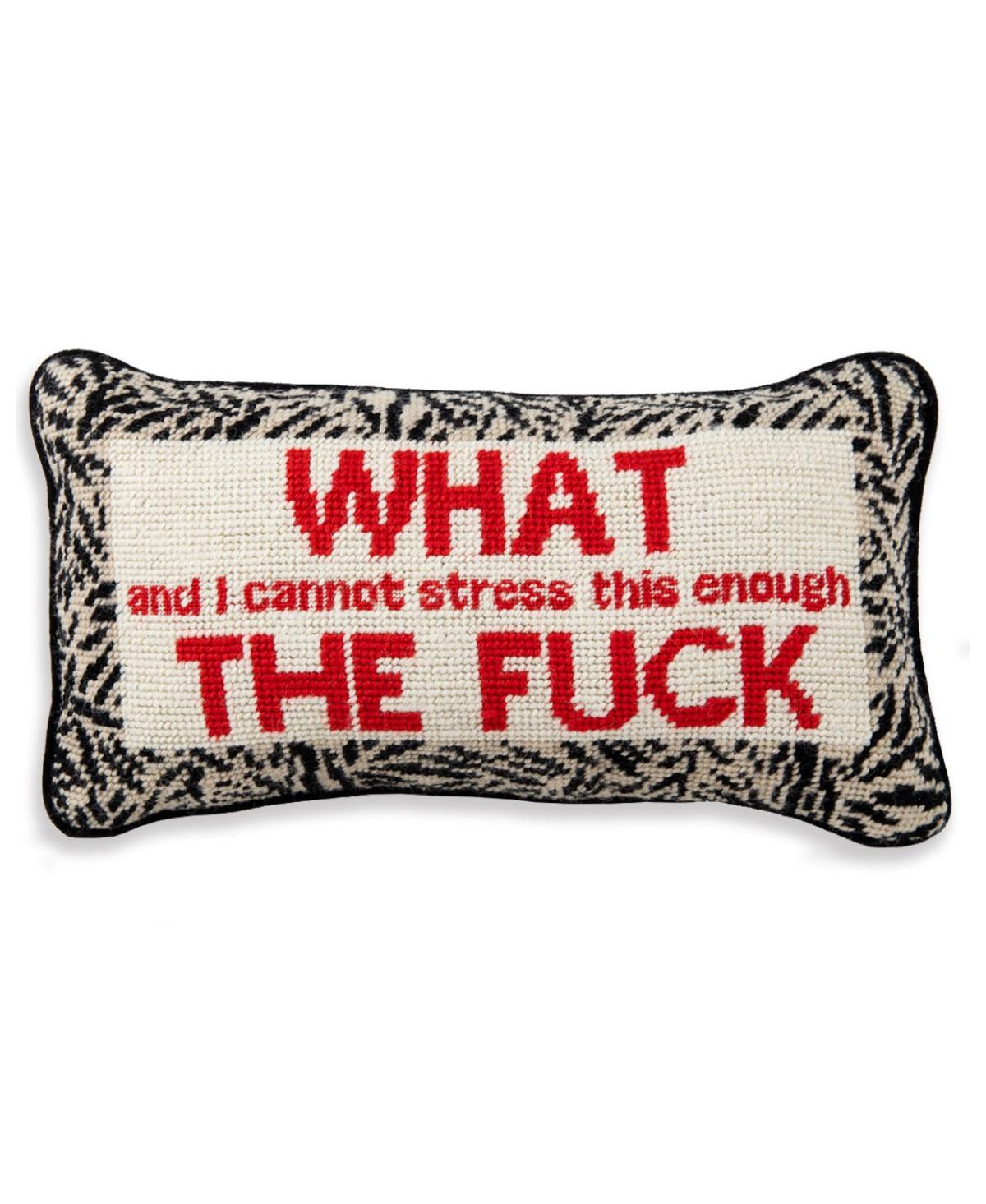 Click here for Furbish Needlepoint Pillow - Wtf prices