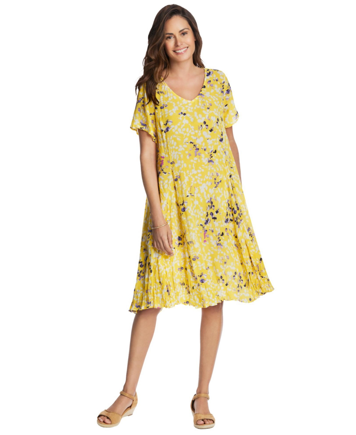 Click here for Woman Within Plus Size Within Short Crinkle Dress... prices