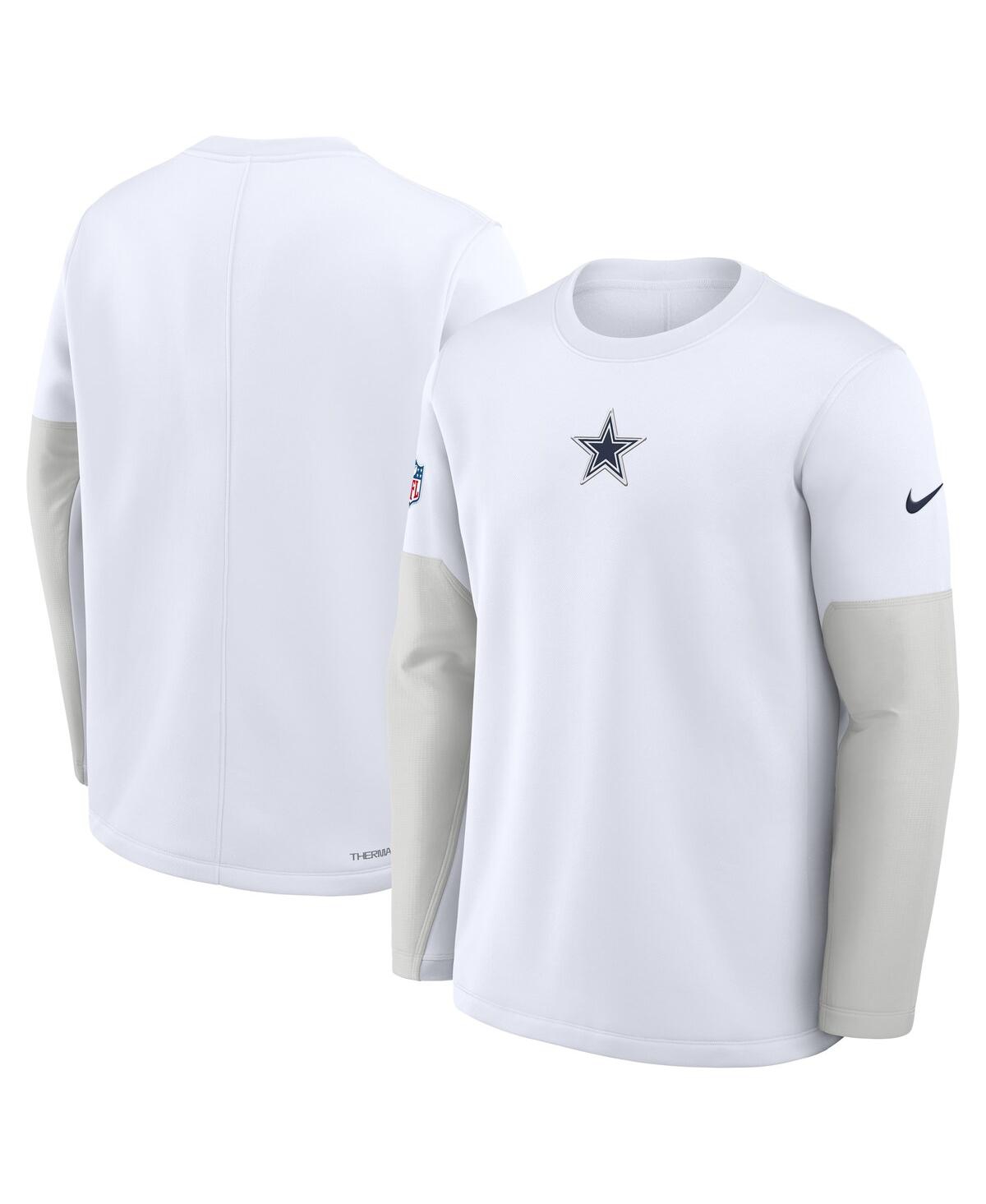 Click here for Nike Mens White Dallas Cowboys Sideline Scripted t... prices