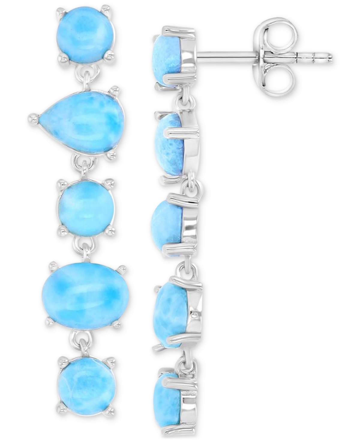 Click here for Macys Opal (5.8 ct. t.w.) Earrings in Sterling Sil... prices